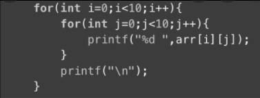 Solved for(int i=0; i