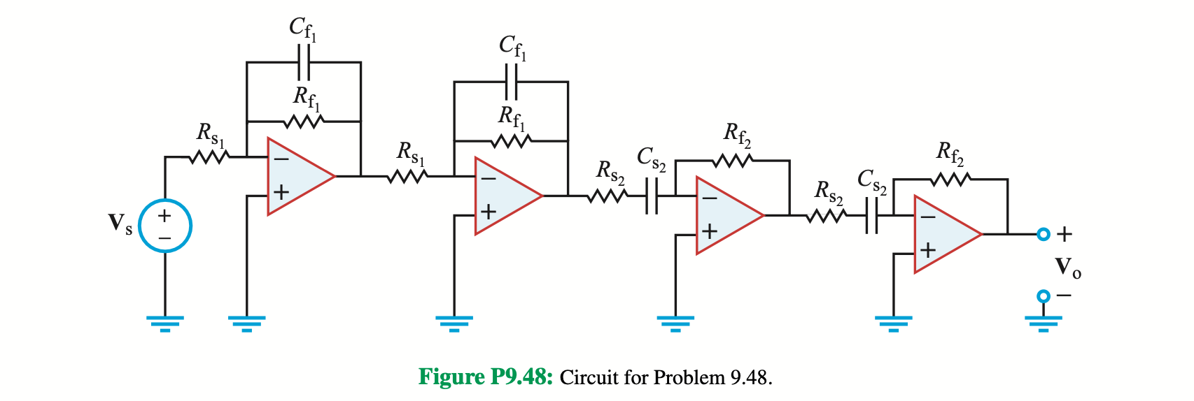 Solved 9.48 ﻿The element values in the circuit of | Chegg.com