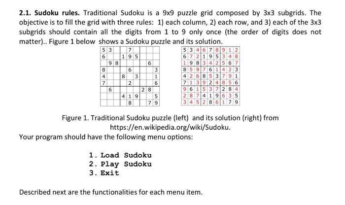 Solved Need Help Writing The Java Code For This Sudoku