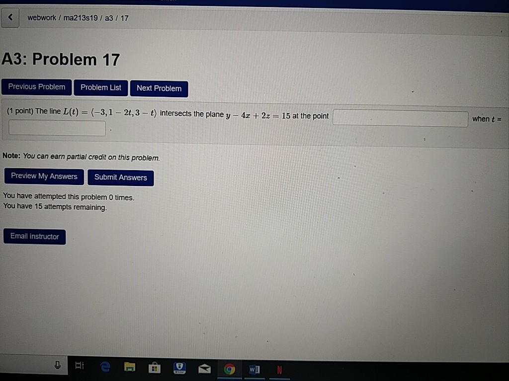 Solved webwork / ma213s19/ a3 17 A3: Problem 17 Previous | Chegg.com