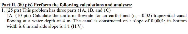 Solved Part II. (80 ﻿pts) ﻿Perform the following | Chegg.com