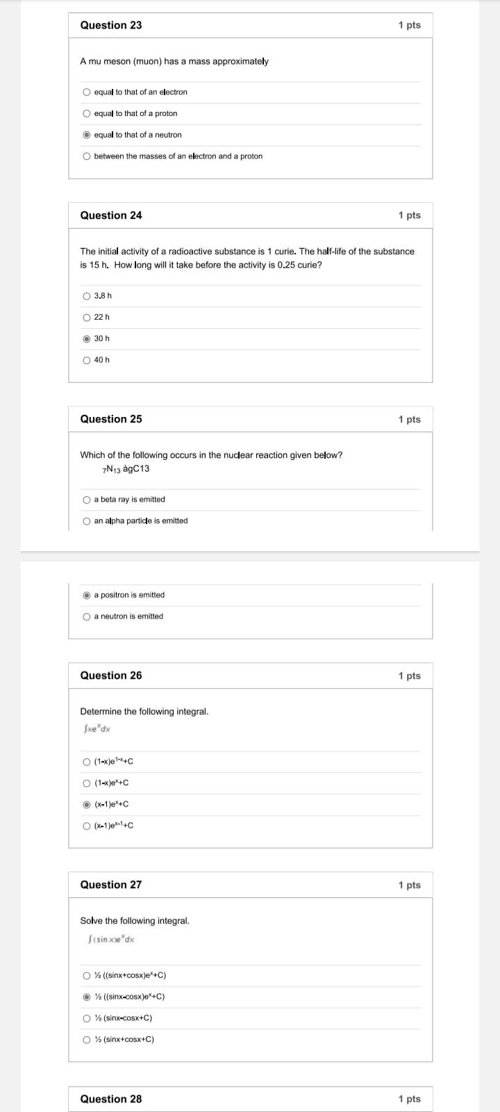 Solved Question 23 1 pts A mu meson (muon) has mass | Chegg.com