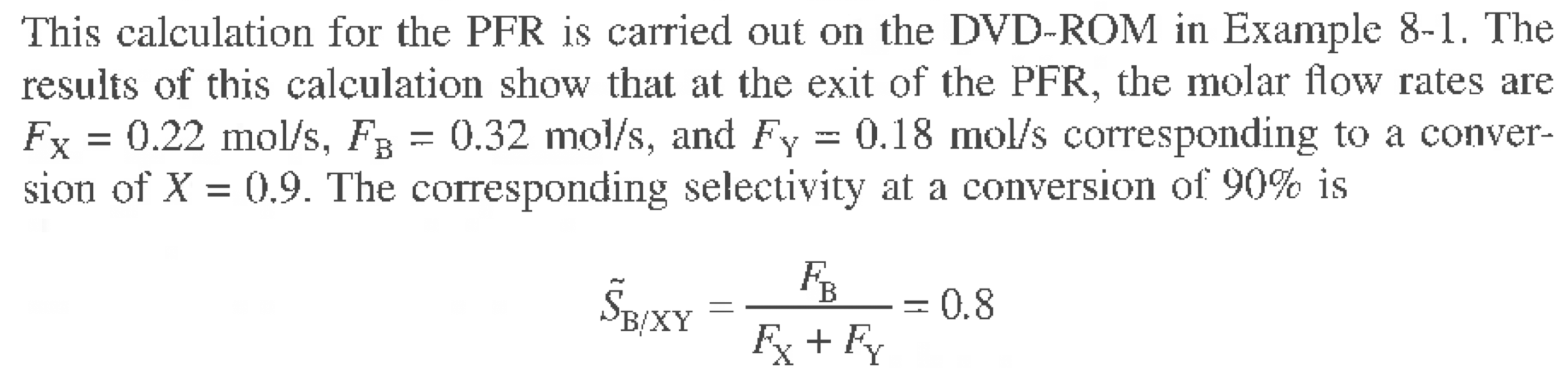 Solved in this part (b), how can I calculate volume of PFR | Chegg.com