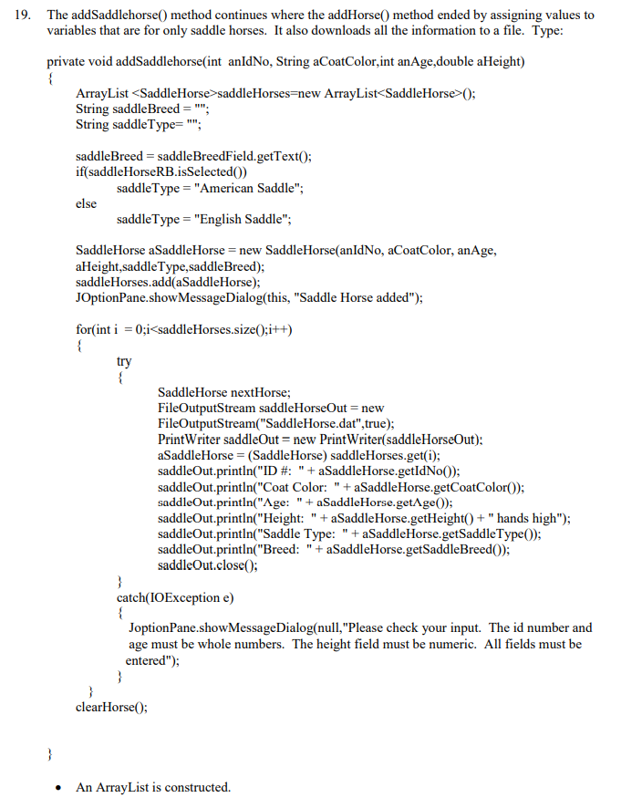 Solved CIT 249: Java II Chapter 17 Lab 3 We will create text | Chegg.com