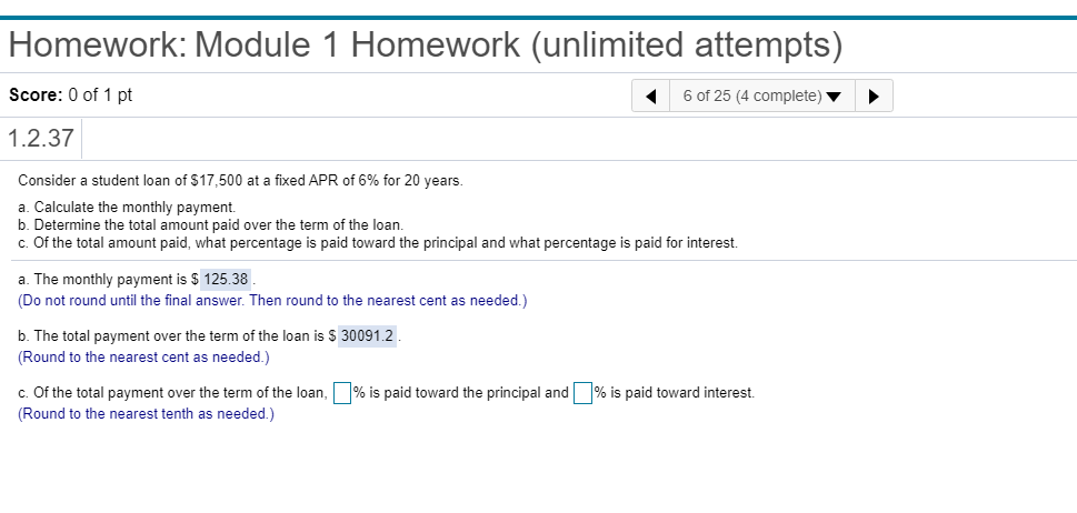 Solved Homework Module 1 Homework Unlimited Attempts