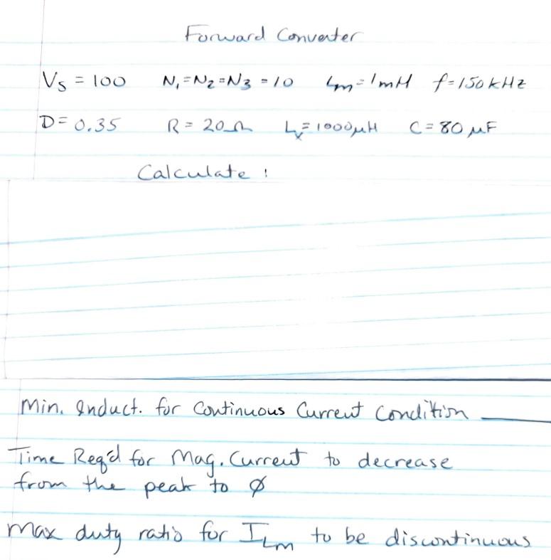 Solved Forward Conventer | Chegg.com