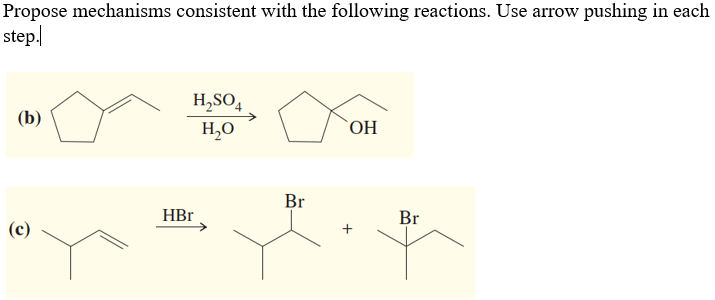 Solved Propose mechanisms consistent with the following | Chegg.com