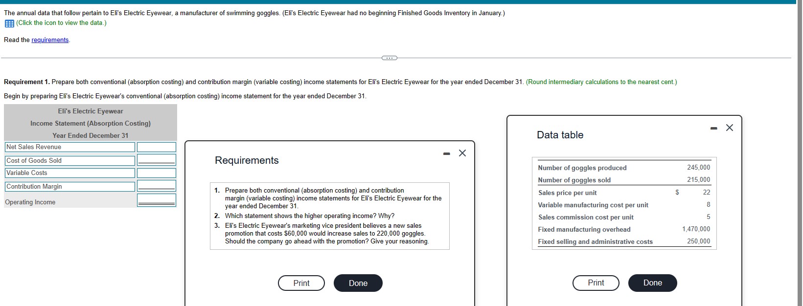 Solved The annual data that follow pertain to Eli's Electric | Chegg.com