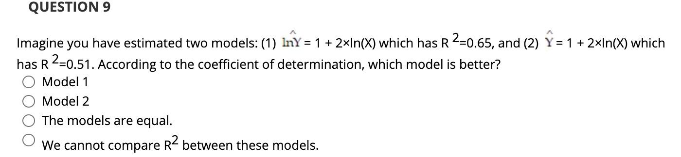 Solved QUESTION 4 + Suppose you have estiamted Y= b0+ b1X + | Chegg.com