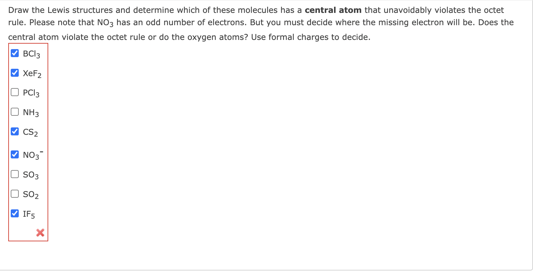 Solved Draw the Lewis structures and determine which of | Chegg.com