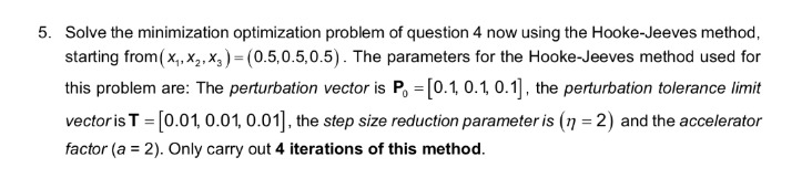 5. Solve the minimization optimization problem of | Chegg.com