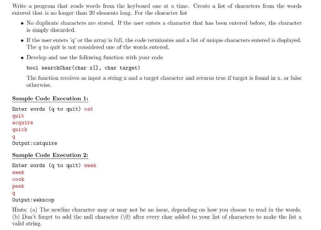 Solved Pls write code in c! And use the bool function given | Chegg.com