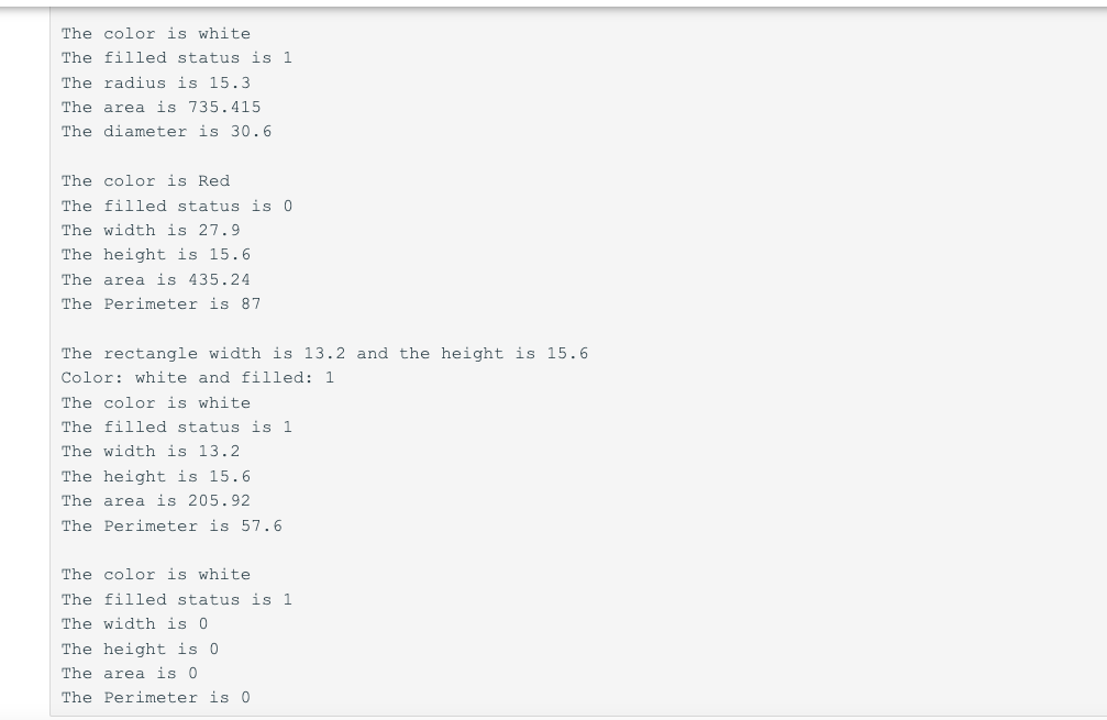 Solved Program DescriptionCreate an abstract class called | Chegg.com