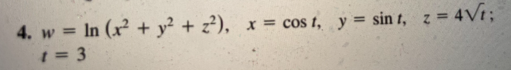 Solved Chain Rule: One Independent Variable In Exercises | Chegg.com