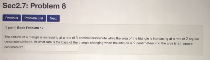 Solved Sec2.7: Problem 8 Previous Problem List Next (1 | Chegg.com