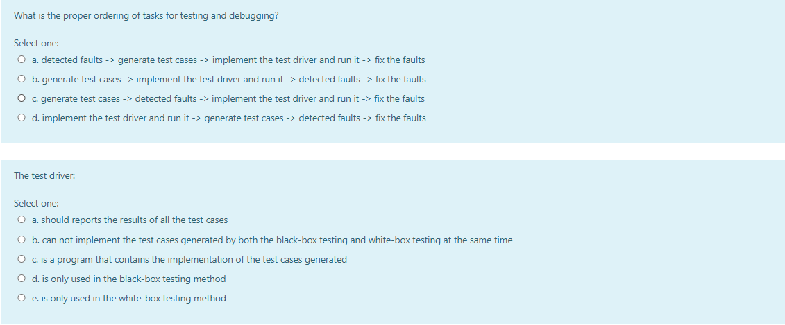 Solved The primary purpose of any specific, individual test | Chegg.com