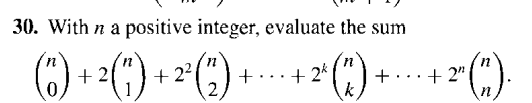 Solved 30. With n a positive integer, evaluate the sum | Chegg.com