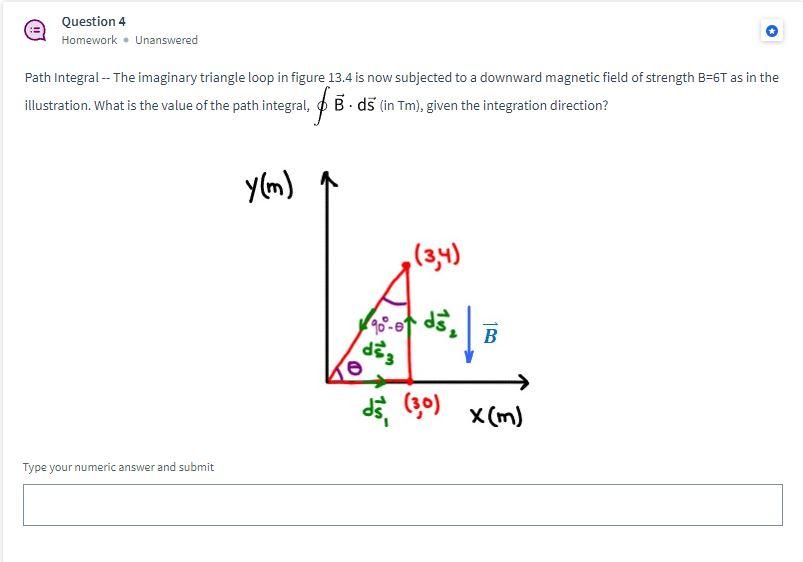 Solved Question 4 Homework. Unanswered Path Integral -- The | Chegg.com