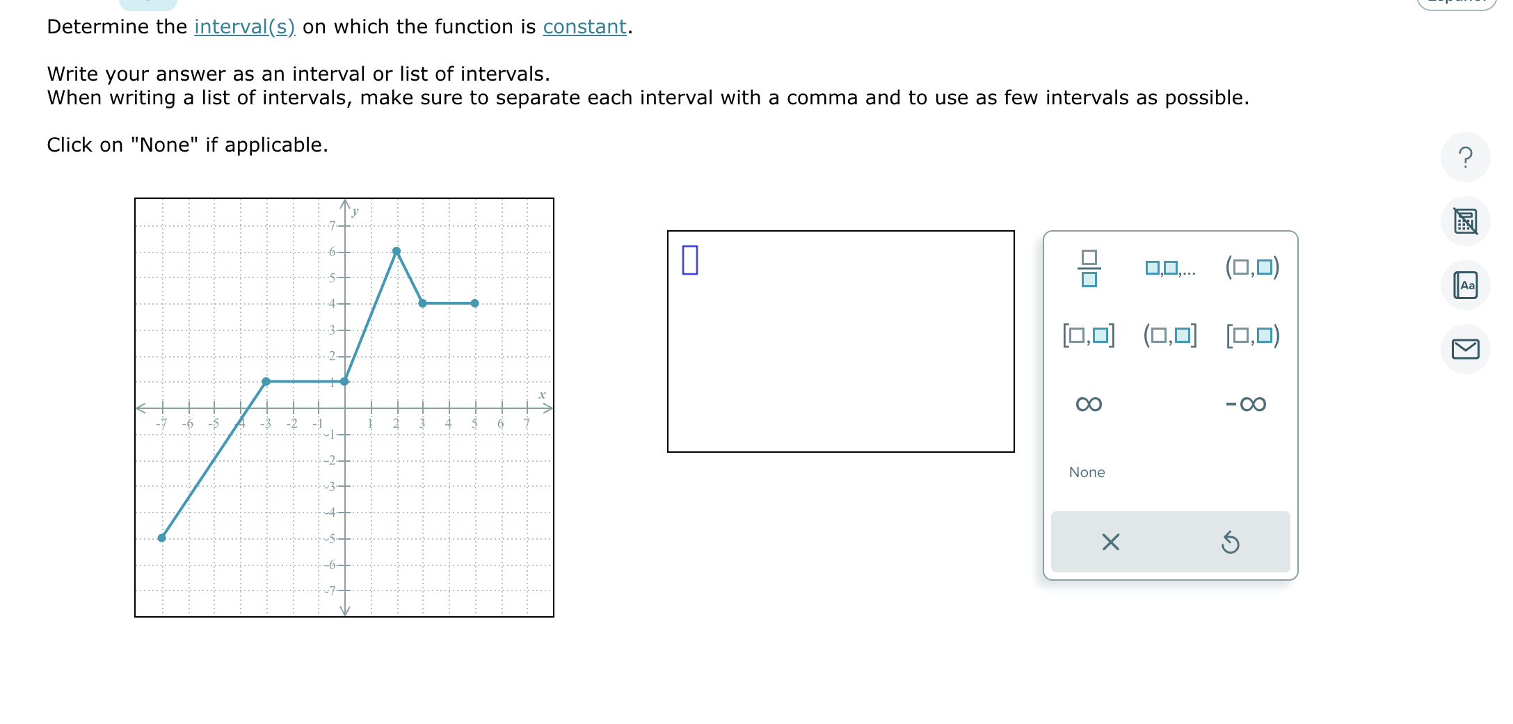 Solved Determine the interval (s). on which the function is | Chegg.com