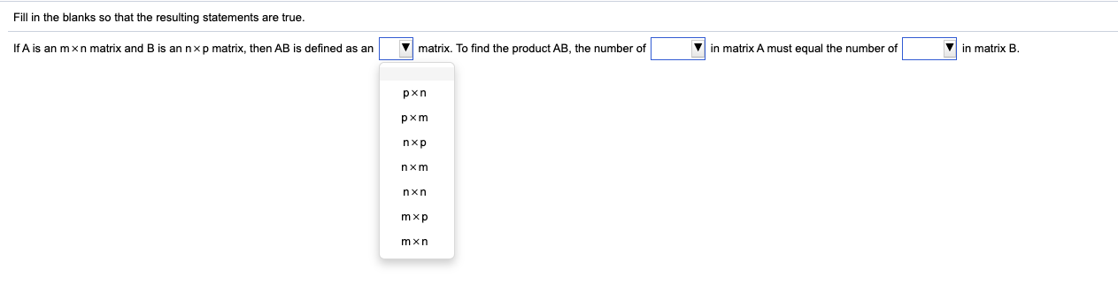 Solved Fill in the blanks so that the resulting statements | Chegg.com