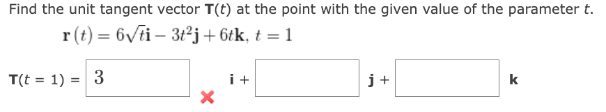 Solved Find the unit tangent vector T(t) at the point with | Chegg.com