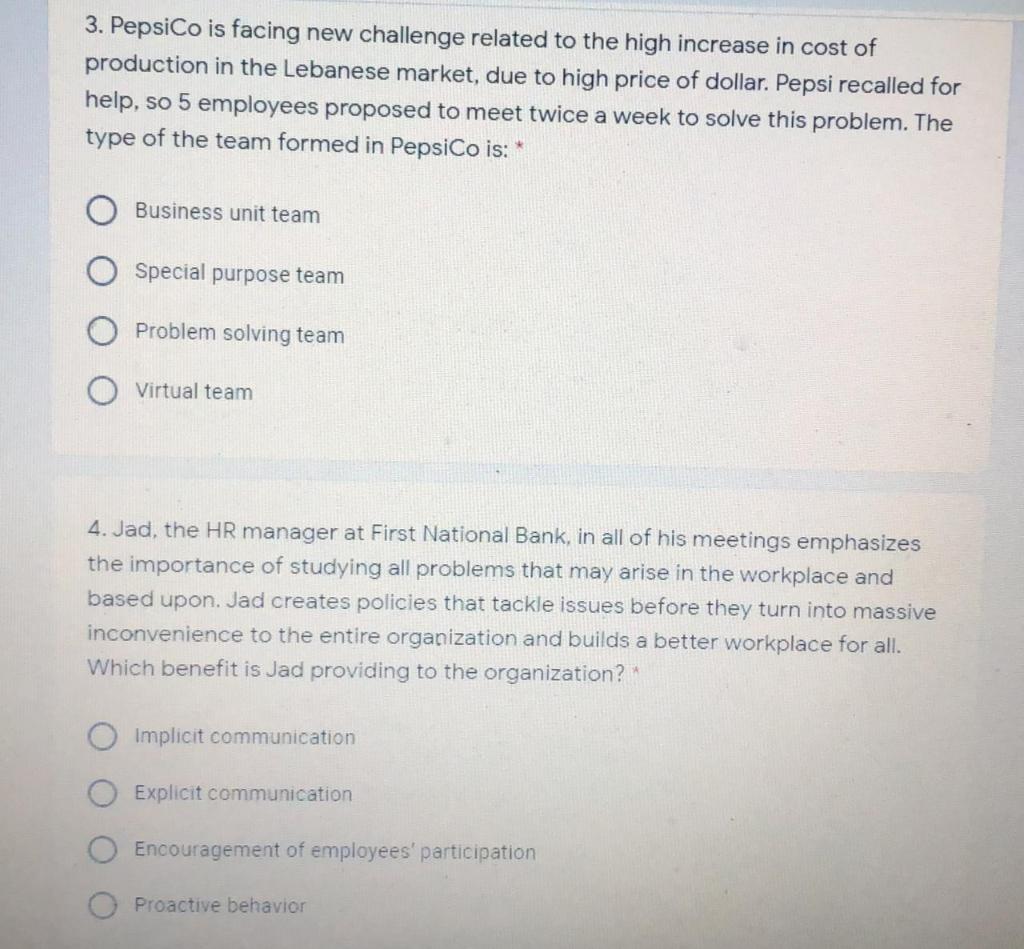 Solved 3. PepsiCo is facing new challenge related to the | Chegg.com