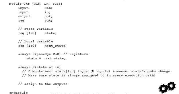 Write behavioral code for up/down 2-bit binary | Chegg.com
