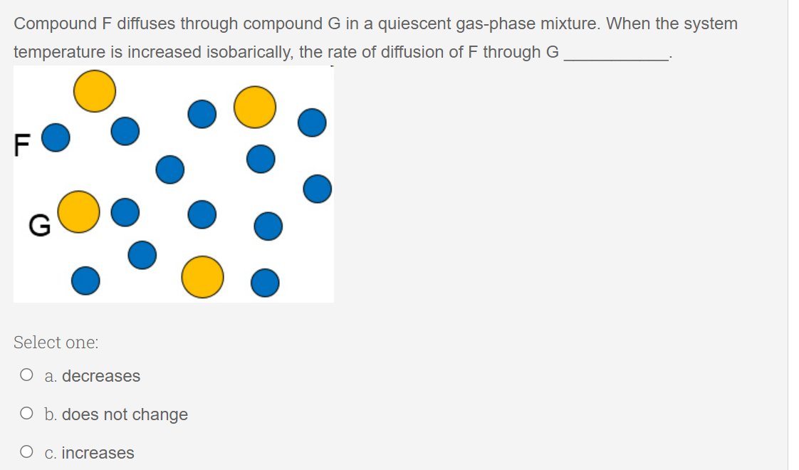 Solved Compound F diffuses through compound G in a quiescent | Chegg.com