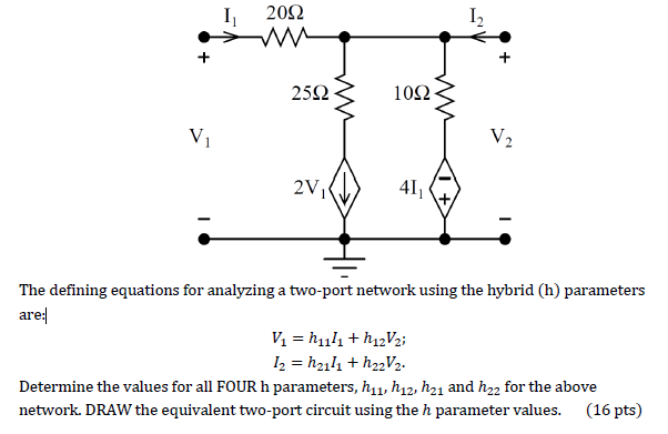 Solved I 2012 2503 1013 The defining equations for analyzing | Chegg.com