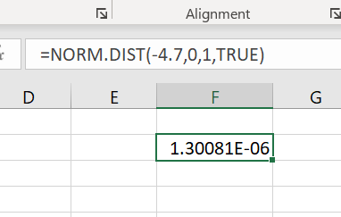 Solved From the excel table, we can see that the normal | Chegg.com