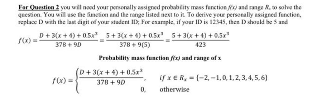 Id is 56145 Let X denote a discrete random | Chegg.com