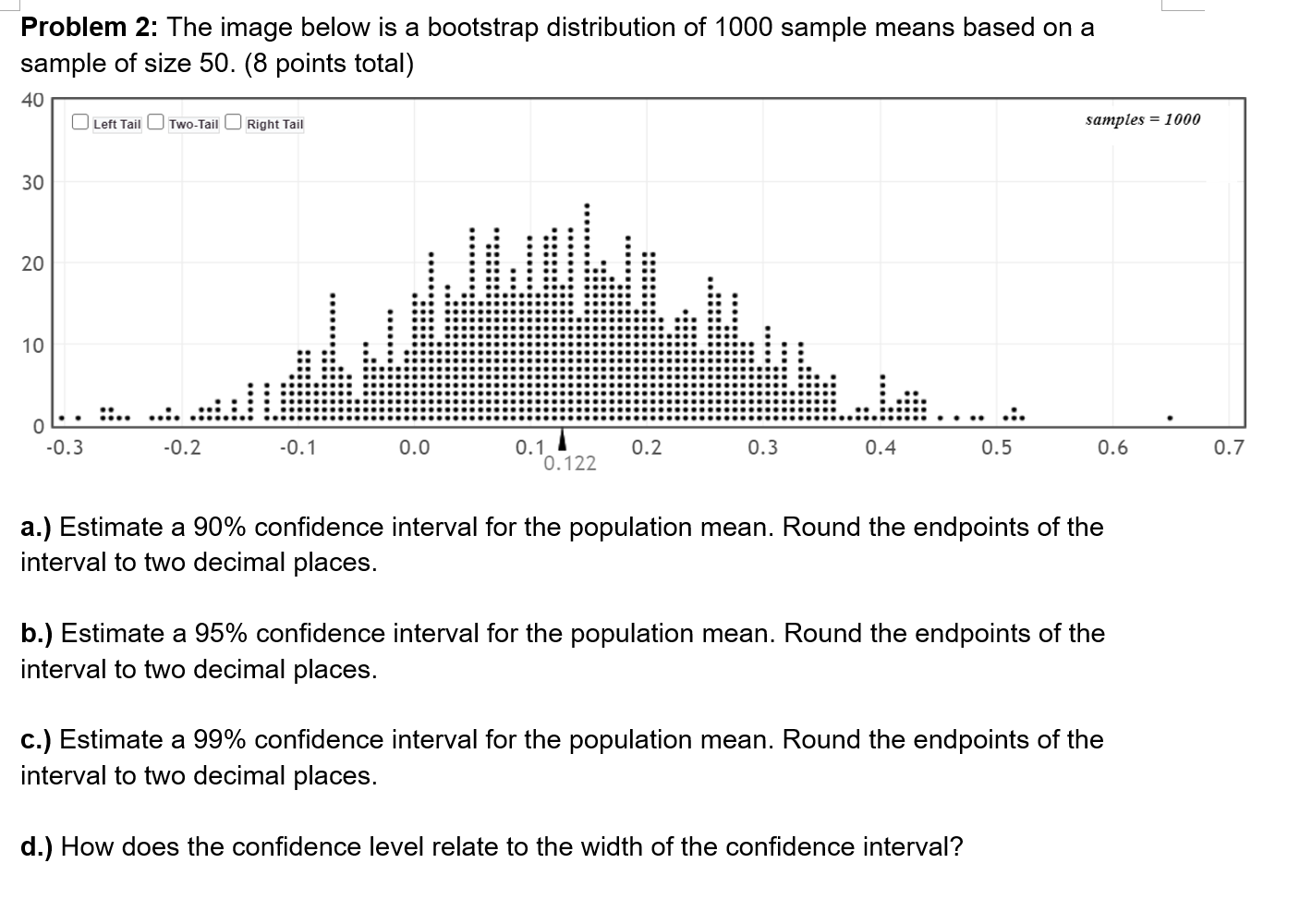 Problem 2: The image below is a bootstrap | Chegg.com