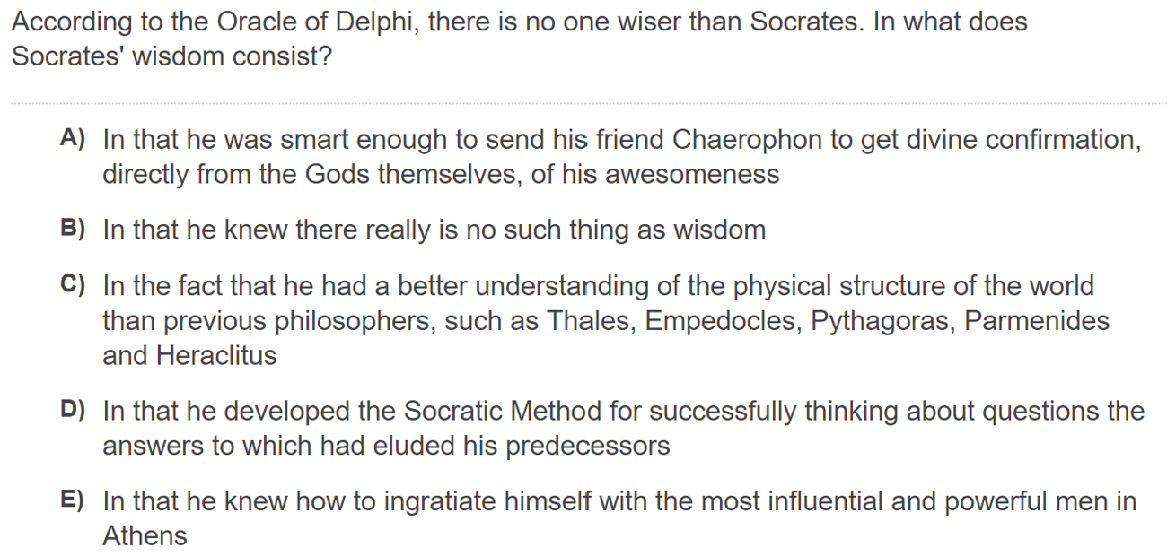 Solved PHILOSOPHY QUESTION - PLATO'S APOLOGY -- PLEASE | Chegg.com