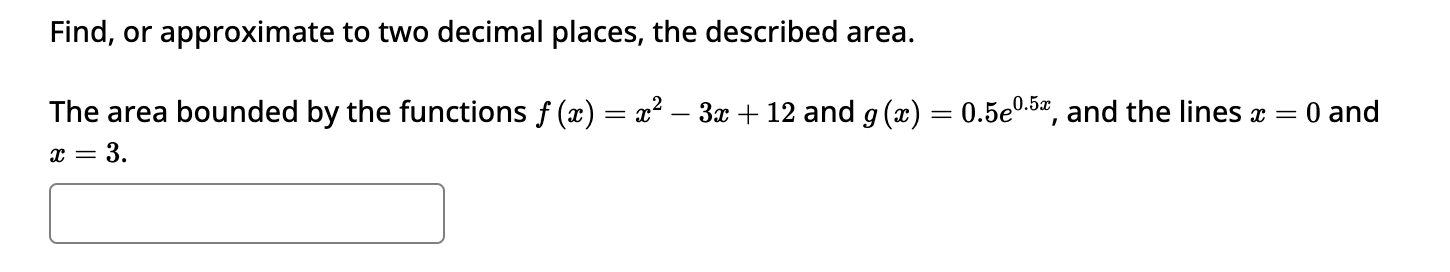 Solved Find, or approximate to two decimal places, the | Chegg.com