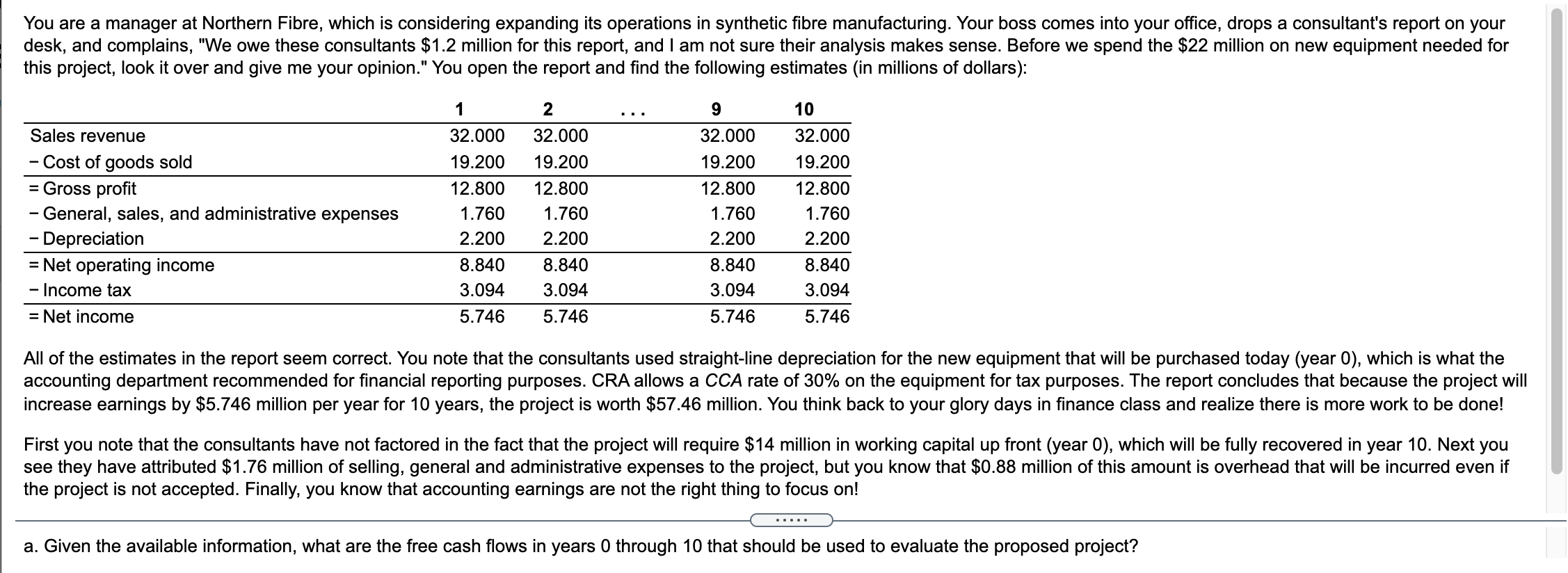 Solved Please Answer Years 0 10 Round To 3 Decimal Places Chegg
