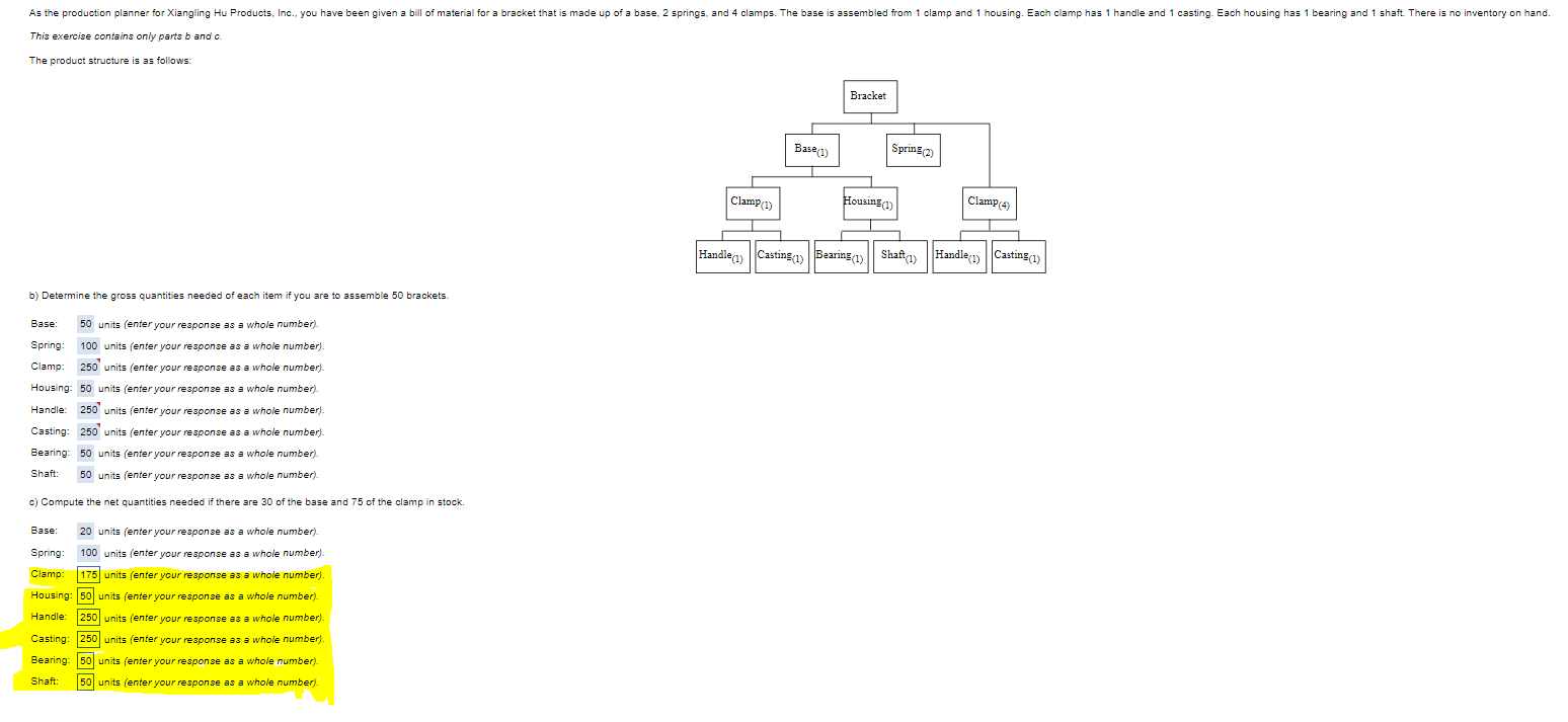 Solved This exercise contains only parts \\( b \\) and \\( c | Chegg.com