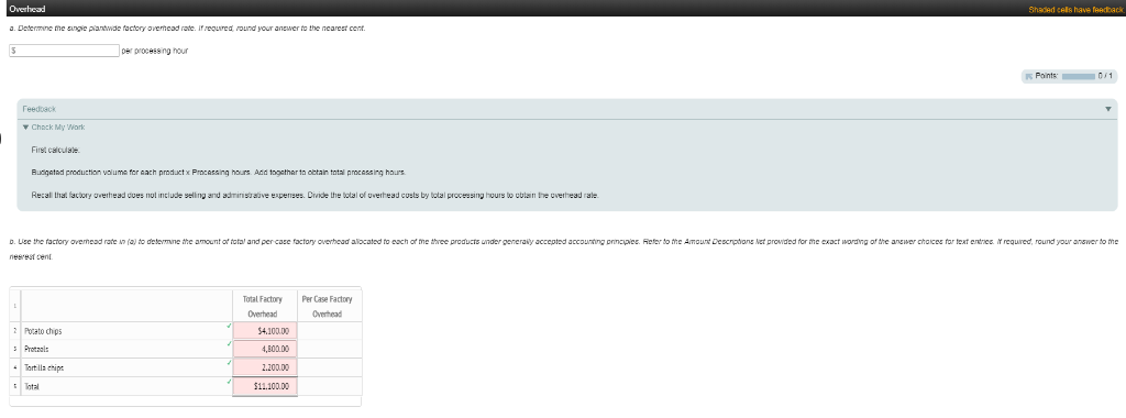 Solved Module 3: Assignment Print Rem Single plantwide | Chegg.com