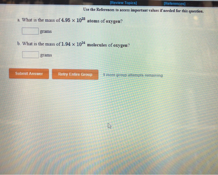 Solved Use the References to access important values if | Chegg.com
