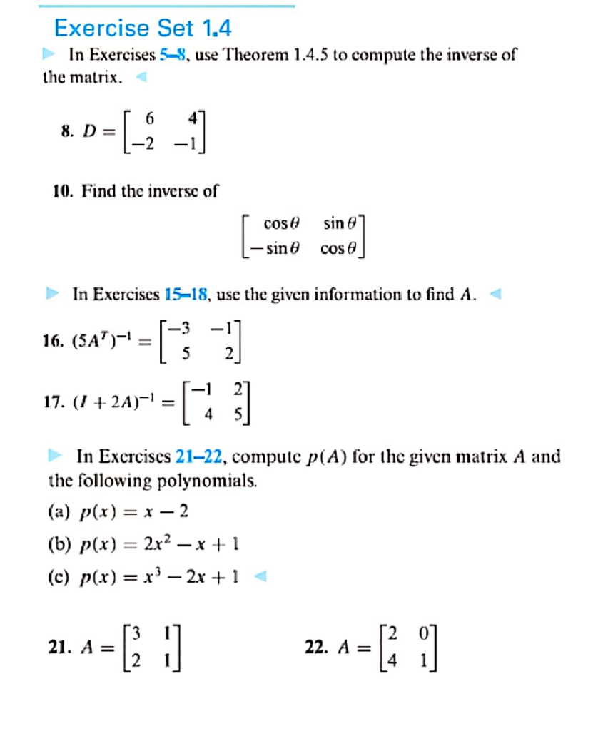 Solved Exercise Set 1,3 In Exercises 1-2, suppose that A, B, | Chegg.com