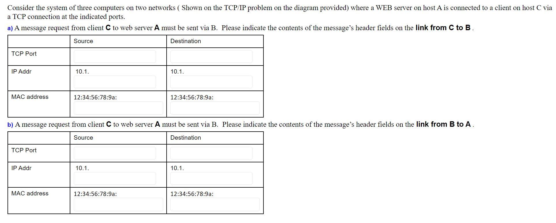 Solved Consider the system of three computers on two | Chegg.com