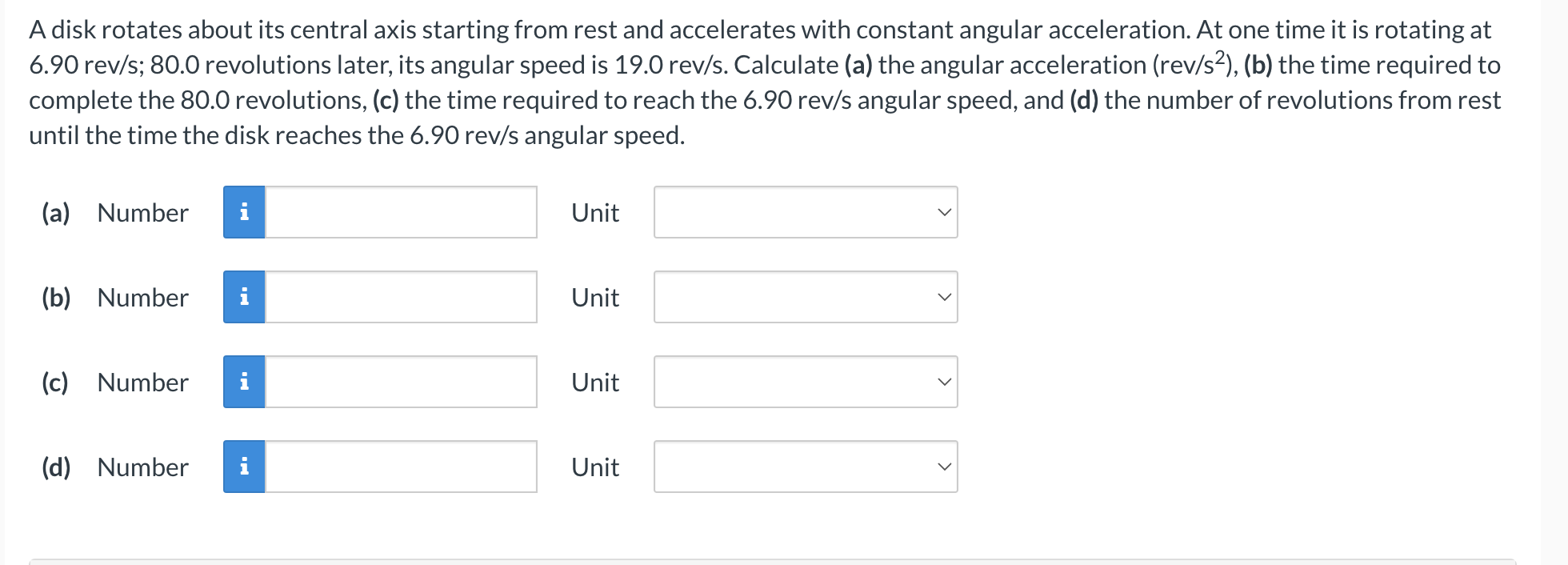 Solved A disk rotates about its central axis starting from | Chegg.com