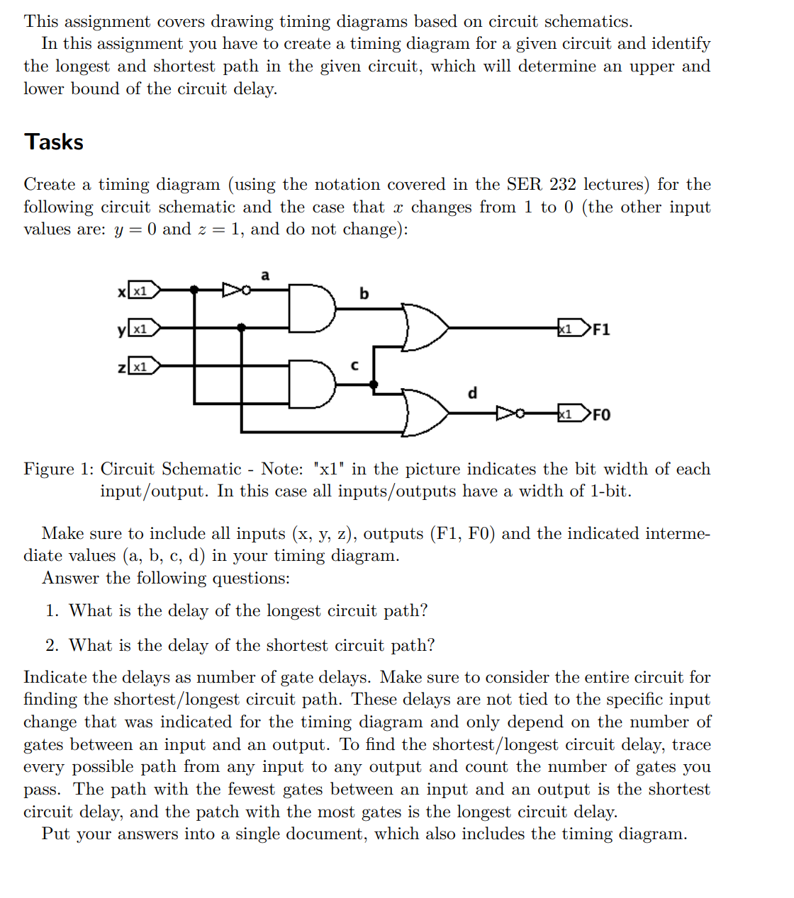 Solved This assignment covers drawing timing diagrams based | Chegg.com