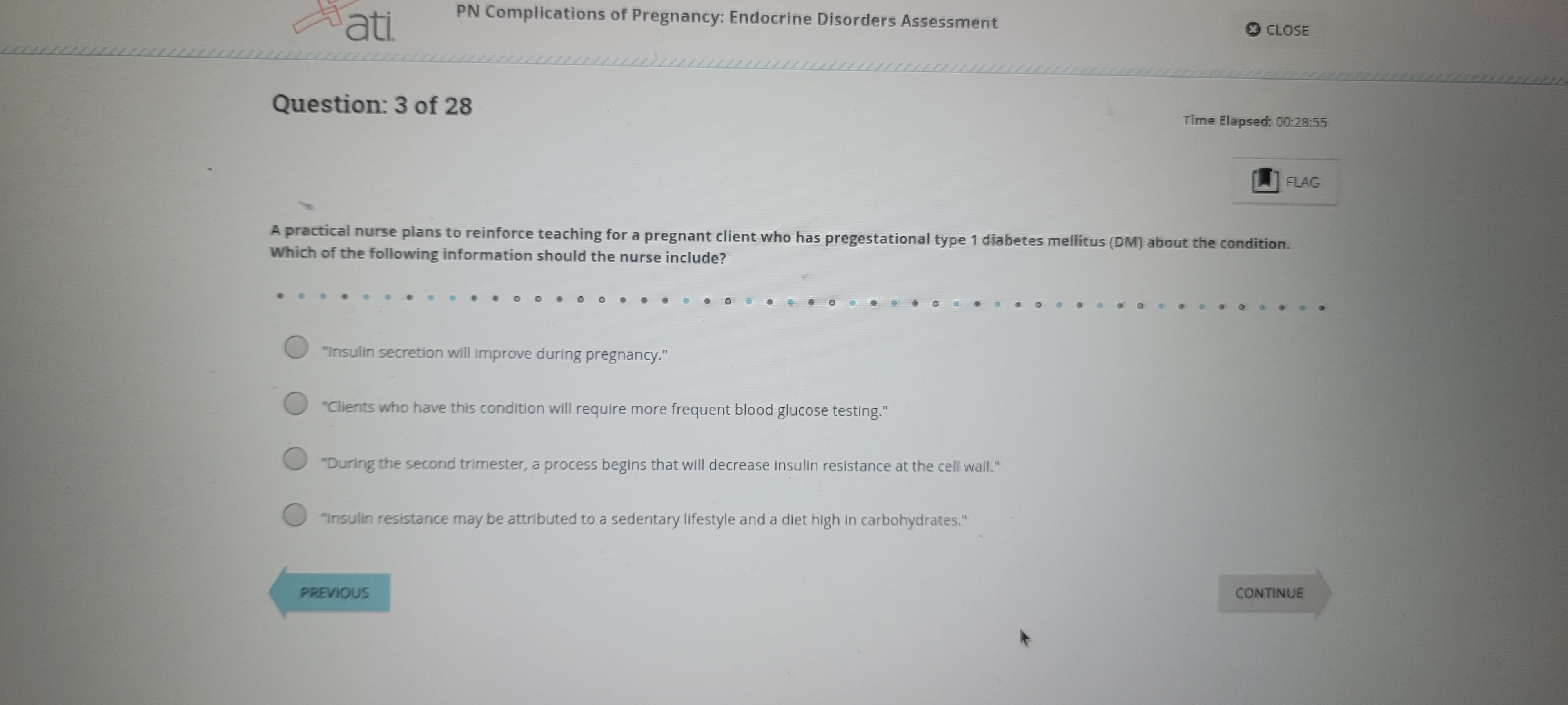 Solved Question: 3 ﻿of 28A practical nurse plans to | Chegg.com