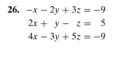 Solved In Problems 25-28, find the augmented matrix and use | Chegg.com