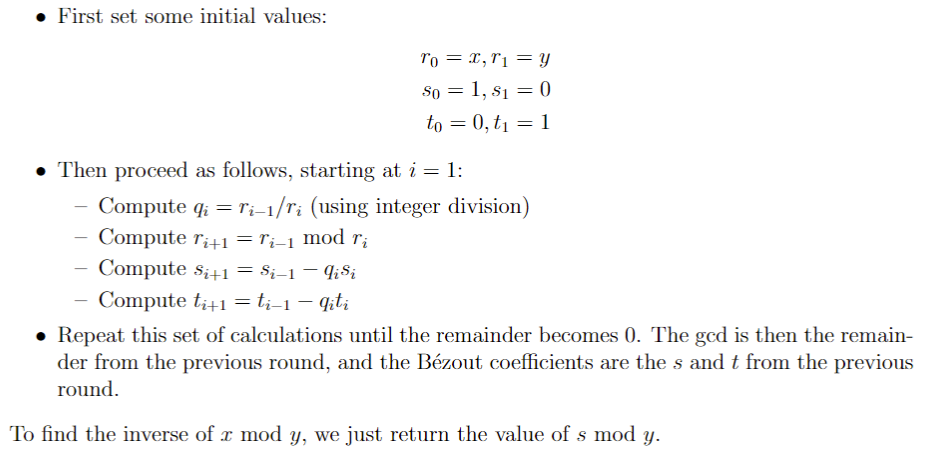 Solved 14 Points Write A Function Mod Invx Y That 