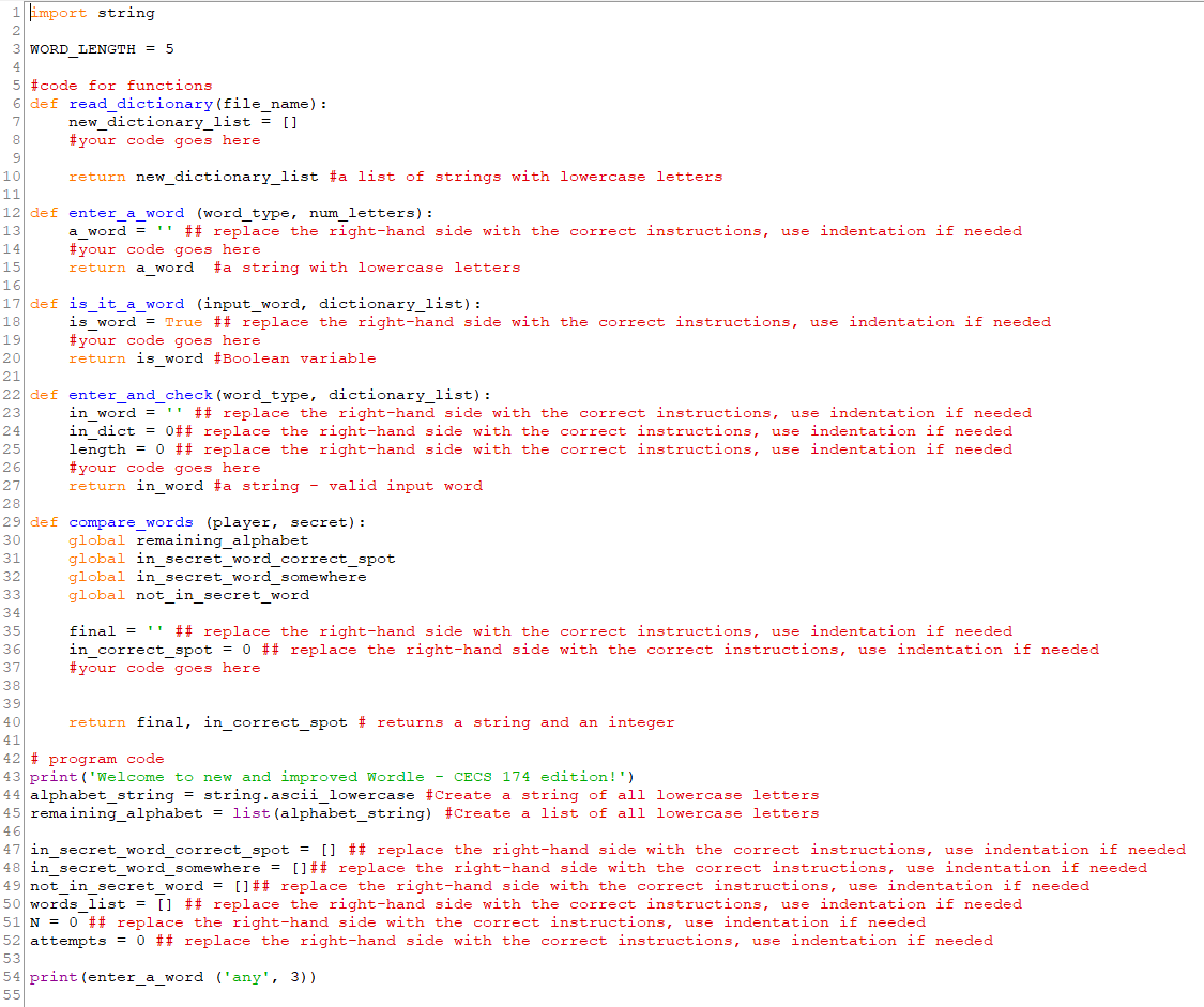 Solved Design and implement a program to implement the 'CECS | Chegg.com
