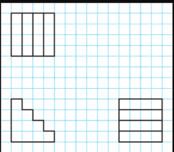 Solved convert this multiview drawings to isometric drawing | Chegg.com