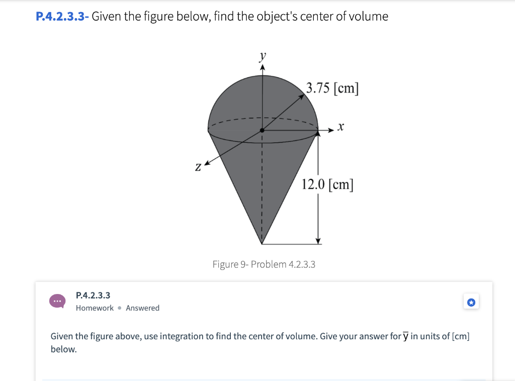 Solved P.4.2.3.3- Given the figure below, find the object's | Chegg.com