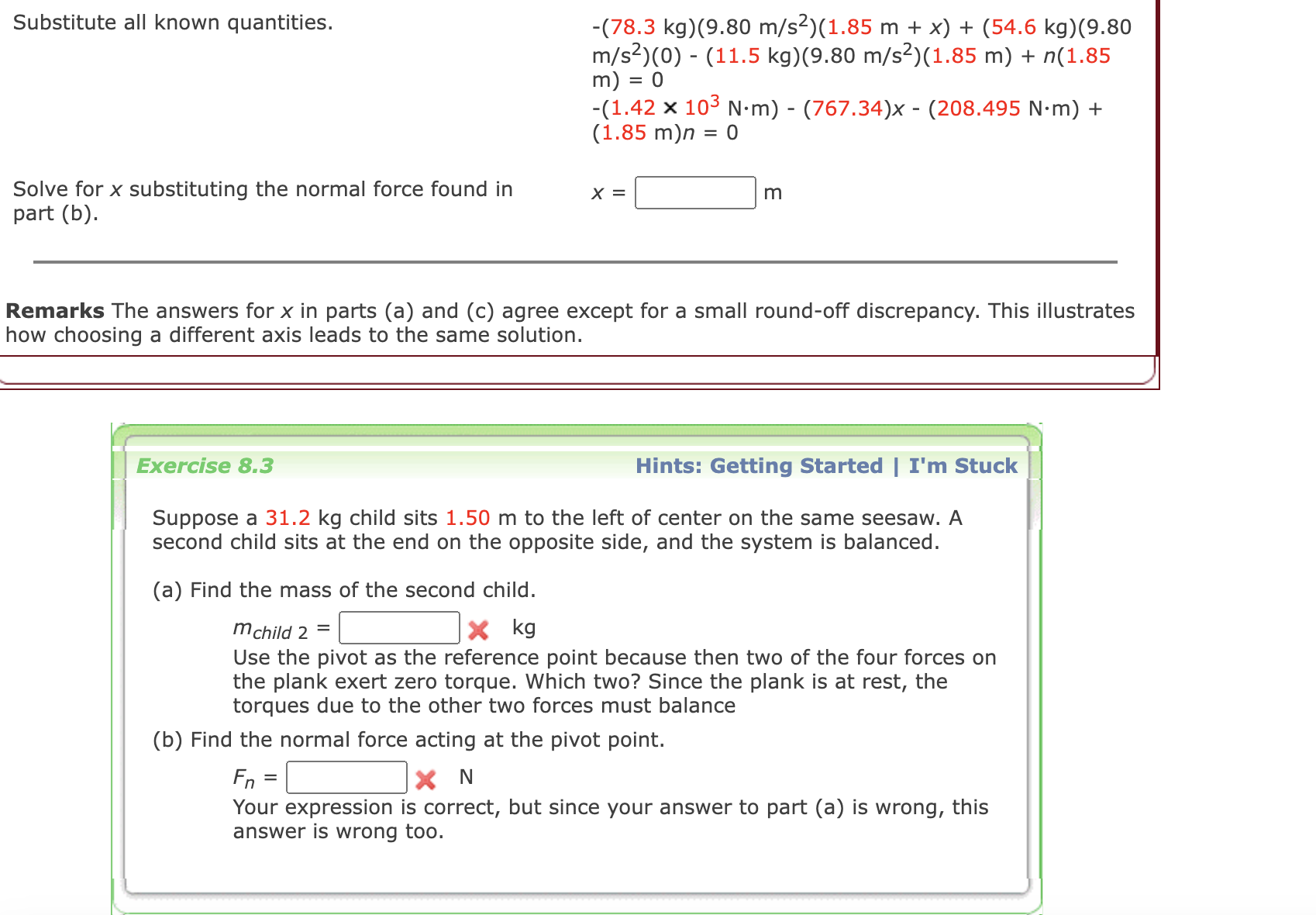Substitute all known quantities.Solve for x | Chegg.com