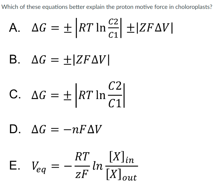 Solved Which of these equations better explain the proton | Chegg.com